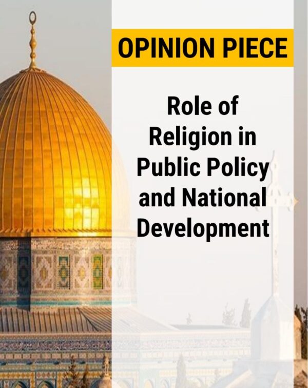 Role of Religion in Public Policy and National Development – ACIOE ...
